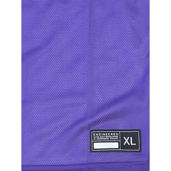 Nike | Shirts | Nike Reversible Pinnie Lacrosse Jersey Mens Tank Purple ...